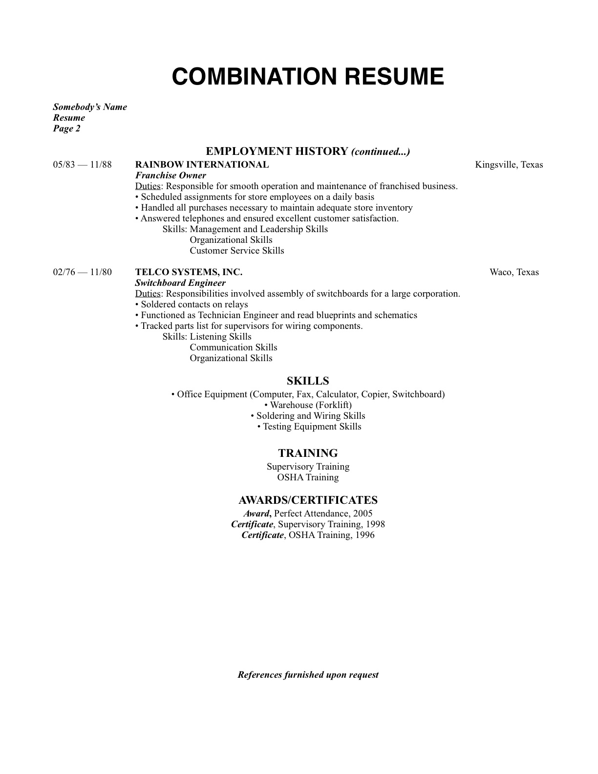 What Is The Resume Format For You Campus Job XPress What Is The Resume Format For You Campus Job XPress